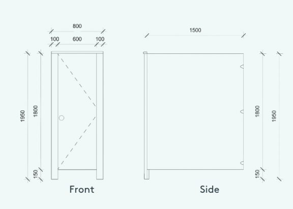 Curve | Washroom Cubicles | Concept Cubicle Systems