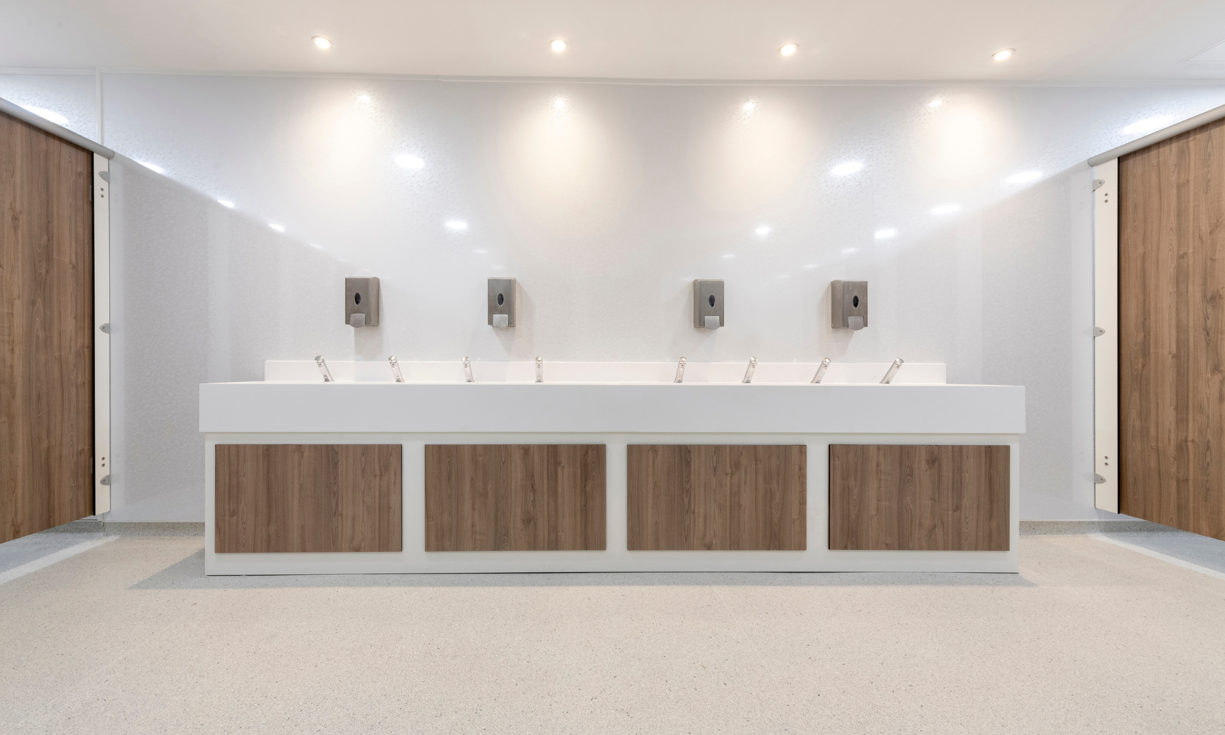 Contemporary washroom revamp for Millfield Science & Performing Arts ...