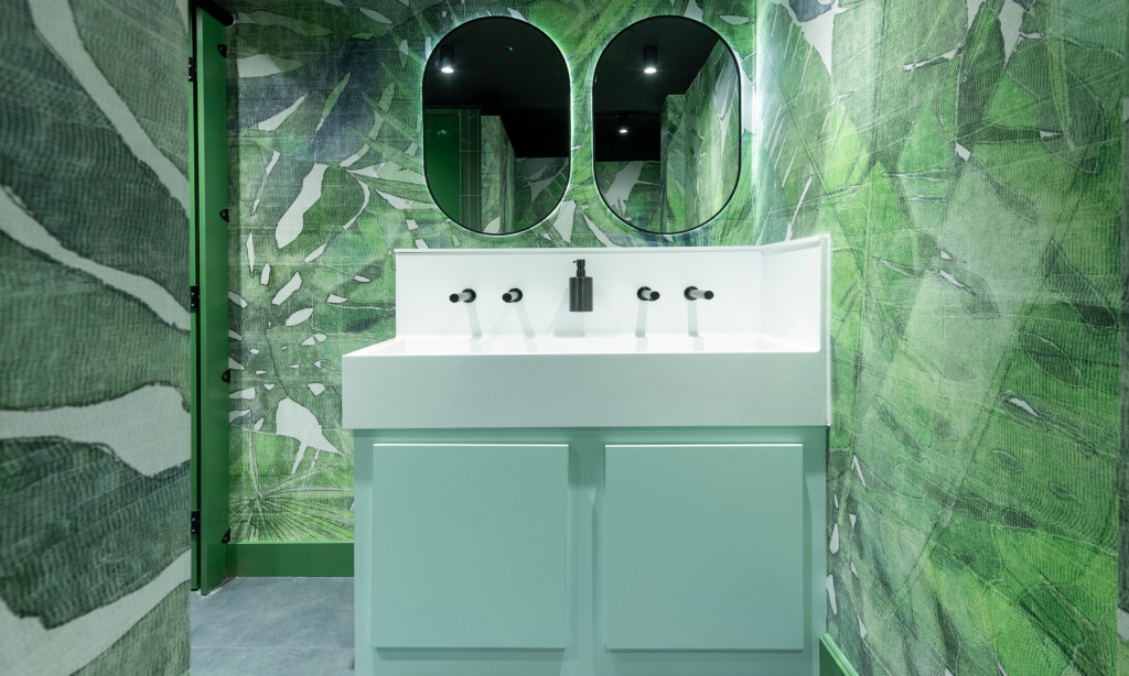 Head Over Heels gets an unapologetically fun washroom upgrade - Concept ...